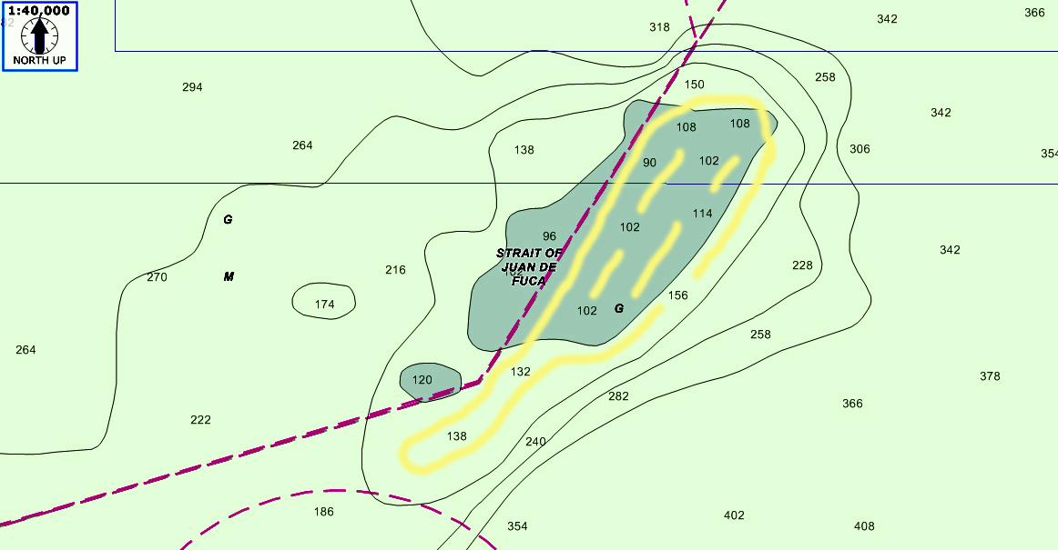 Coyote Bank Salmon Fishing Map | SquidPro Tackle's Salmon Chronicles